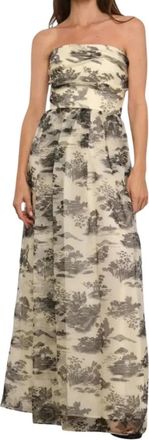 Max Mara Femme, Robes, Multicolore, Taille: 40 FR Long Bustier Dress