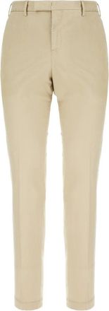 Pantaloni Torino Homme, Pantalons, Beige, Taille: S Pantalon Coupe Droite en Lyocell et Serg&eacute; de Coton