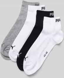 Puma Sneakersocken mit Label-Details im 4er-Pack