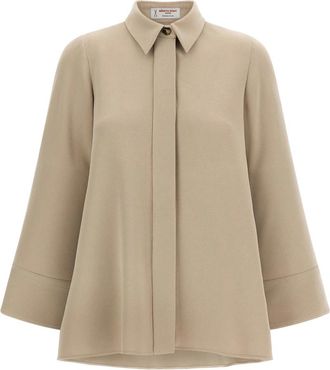 Alberto Biani Femme, Vestes, Beige, Taille: 36 FR Caby Shirt