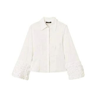 Twinset Femme, Blouses et Chemises, Blanc, Taille: 38 FR Camicia Collezione Actitude
