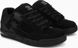 DC Command - Baskets en cuir - Noir-Bleu