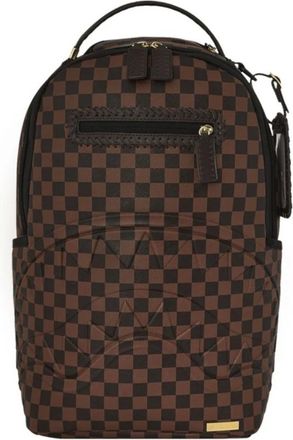 Sprayground Sprayground, unisex, Sacs, Brun, Taille: ONE Size Sac &agrave; Dos &agrave; Carreaux Marron