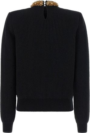 Balmain Rocaille Bead Sweater - Black