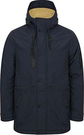 Tokyo Laundry Patogonia Parka &agrave; capuche pour homme - Bleu - S