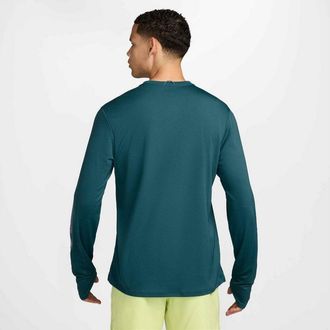 Nike Laufshirt M NK DF UV MILER WNT LS TOP mit Rundhalsausschnitt, Kurzarm, schnell trocknend, atmungsaktiv