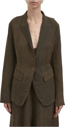 Uma Wang UMA Wang, Femme, Vestes, Brun, Taille: 40 FR Kylie Jacket
