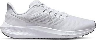 Nike Nike Mens Road Running Shoes Air Zoom Pegasus 39, White/Grey Fog-Particle Grey-Smoke Grey, DH4071-100, 42.5 EU (9 US)