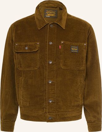 Levi's Cord-Overjacket Sunrise Trucker braun
