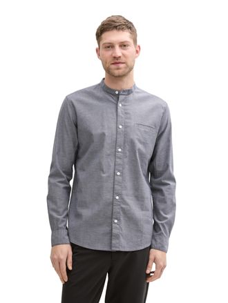 Tom Tailor Herren 1045076 Hemd, 28941-Navy Chambray, L