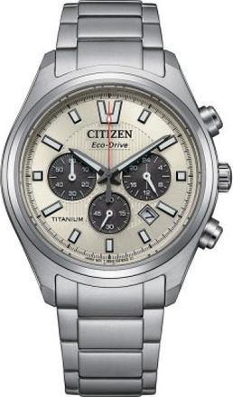 Citizen Citizen, Femme, Accessoires, Beige, Taille: ONE Size Ca4750-51A Super Titanium Chronograph