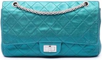 Chanel Pre-owned Cuir sacs-chanel - Femme - Pre-owned - Bleu - Taille: ONE Size