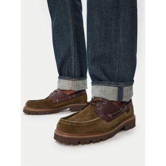 Clarks Slipper Clarks Cleyhill Boat 26186180 Khakifarben