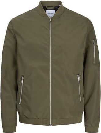 Jack & Jones Jjerush Bomber Noos, Olive poussi&eacute;reuse, x_l Homme, Olive Poudr&eacute;e, XL