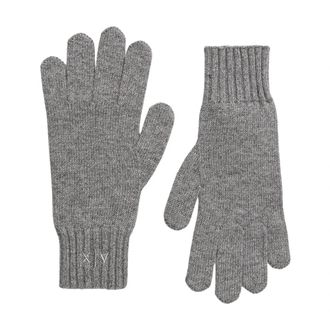 A|X Armani Exchange Handschuhe mit Logo - - Accessories - Damen - Grau - M/L