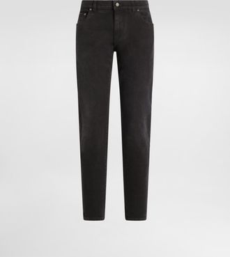 Dolce & Gabbana Jeans Slim Stretchdenim Kleine Abriebstellen - Mann Jeans Mehrfarbig Denim 44