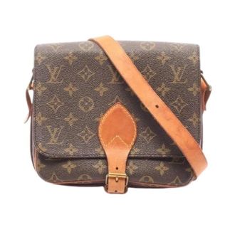Louis Vuitton Pre-owned Cartouchiere MM Monogram beschichtetes Canvas Umh&auml;ngetasche - - Pre-owned - Damen - Braun - ONE SIZE