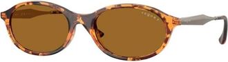 Vogue Eyewear Vogue, Femme, Accessoires, Brun, Taille: 52 MM Oval Lunettes de soleil
