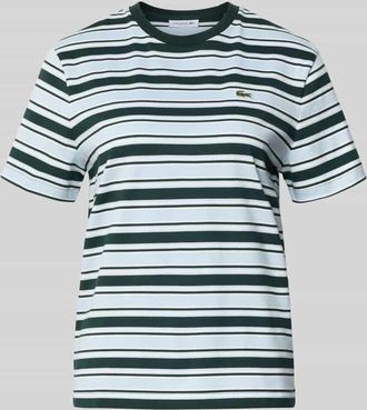 Lacoste Regular Fit T-Shirt aus reiner Baumwolle