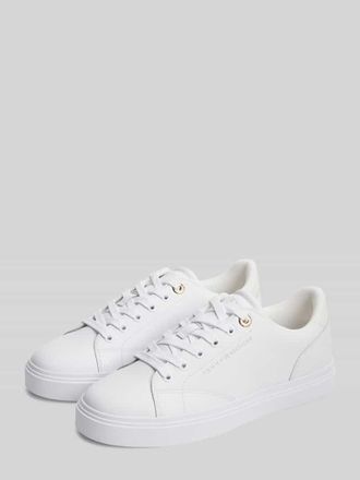 Tommy Hilfiger Sneaker aus echtem Leder mit Logo-Detail