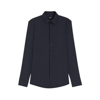 HUGO BOSS Slim-Fit-Stretchhemd - - Shirts - Herren - Blau - XL