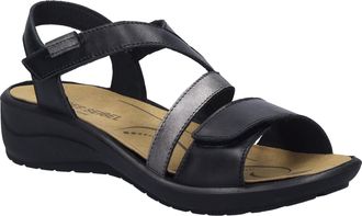 Josef Seibel Damen Sandale Annecy 12 in schwarz-kombi