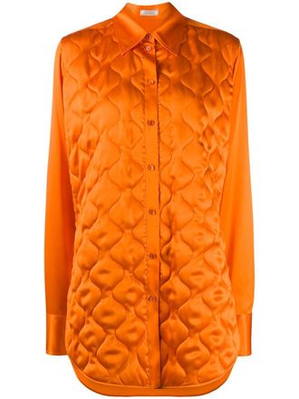 Nina Ricci Gestepptes Hemd - Orange