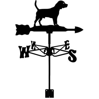 Generic Wetterfahne Elefant Ornament Edelstahl Wetterfahne Windrichtungsanzeige Szene Garten Wetterhahn Messwerkzeuge mit Anti-Rost-Beschichtung Korrosionsbes