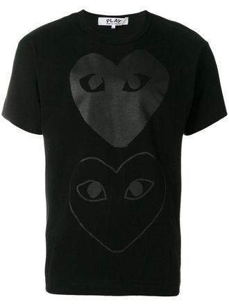 Comme Des Garçons t-shirt à imprimés graphiques - Noir