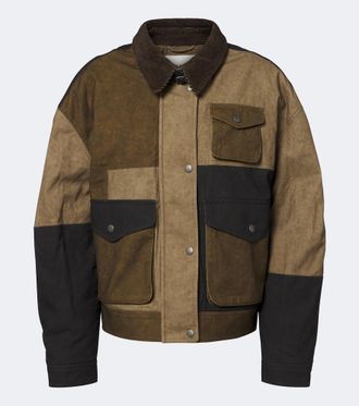 Isabel Marant Patchwork-Jacke Risla aus Baumwolle