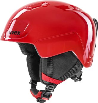 Uvex heyya - Leichter Skihelm für Kinder - individuelle Größenanpassung - optimierte Belüftung - fire red - 51-55 cm