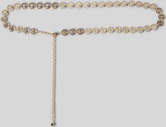 Claudie Pierlot Ceinture cha&icirc;ne dor&eacute;e m&eacute;daillons CP