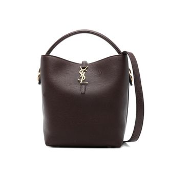 Saint Laurent Supple Le 37 Logo-hardware Bucket Bag