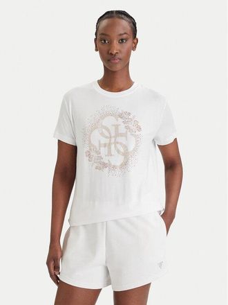 Guess T-Shirt E6GI01 K68D2 Wei&szlig; Regular Fit