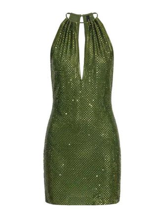 Self Portrait Robe Courte - Vert