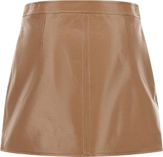 Courr&egrave;ges Reedition Skirt - Bronze