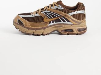 Nike Air Max Moto 2K Sneaker aus Wildleder in Braun und Silber
