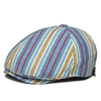 Generic Casquettes gavroche en denim d&eacute;lav&eacute; &agrave; rayures, style r&eacute;tro, boulanger, d&eacute;contract&eacute;es for hommes Pour lautomne et lhiver(Color 5)