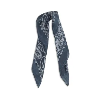 Golden Goose Womens Blue Silk Scarf