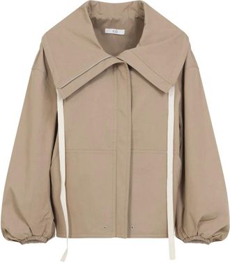 Co Femme, Vestes, Brun, Taille: 38 FR Veste &agrave; Col Roul&eacute;