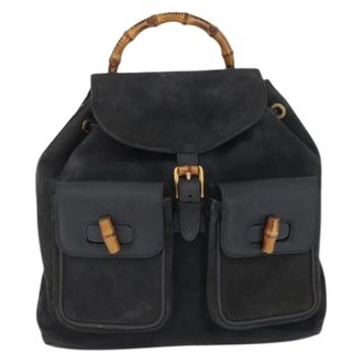 Gucci Sac &agrave; dos vintage Pre-owned - Femme - Pre-owned - Noir - Taille: ONE Size