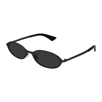 Saint Laurent Oval Sonnenbrille - - Accessories - Damen - Schwarzk - 52 MM