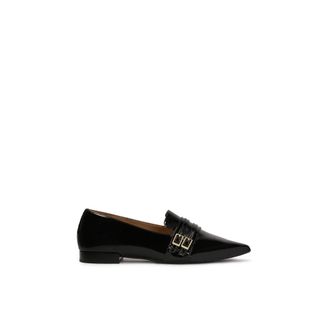 Kazar Flache lackierte Pumps mit Riemen - - Shoes - Damen - Schwarzk - 38 EU