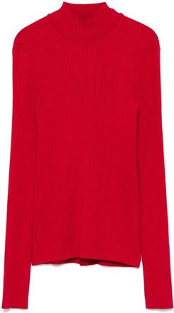 Twin-Set Gerippter Pullover - Rot