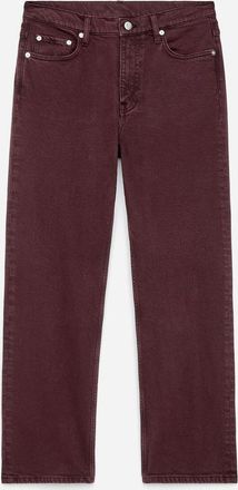Arket JADE Cropped Slim Jeans -Rot