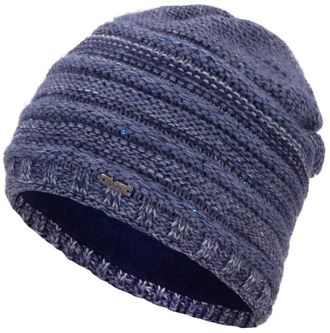 Faera Winterm&uuml;tze warm gef&uuml;tterte Winter-M&uuml;tze Fleece-Futter Winter Strick-M&uuml;tze Beanie-M&uuml;tze Damen Herren One-Size, Farbe:Jeansblau