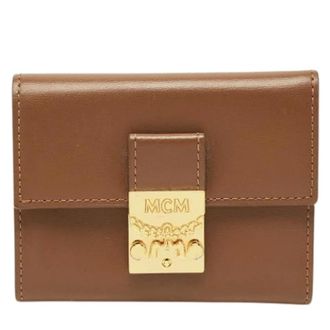 MCM Portefeuille Pre-owned - Femme - Pre-owned - Brun - Taille: ONE Size