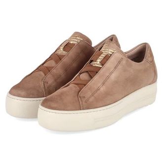 Paul Green Baskets pour femme - 5529-029 - En cuir su&eacute;d&eacute; marron, marron, 42 EU