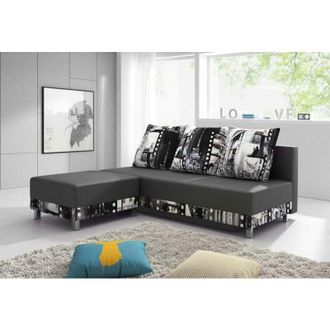 Furnix Furnix - Polstercouch elizio mit Sitzbank und Schlaffunktion NO14+PRI2