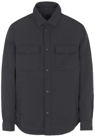 A|X Armani Exchange Mens Long Sleeves, Big Front Pockets, Casual Fit Denim Jacket, Black, Extra Large